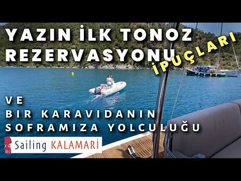 Göcek'te Yazın İlk Tonoz Rezervasyonu (İPUÇLARI) ve Bir KARAVİDANIN Soframıza Yolculuğu...