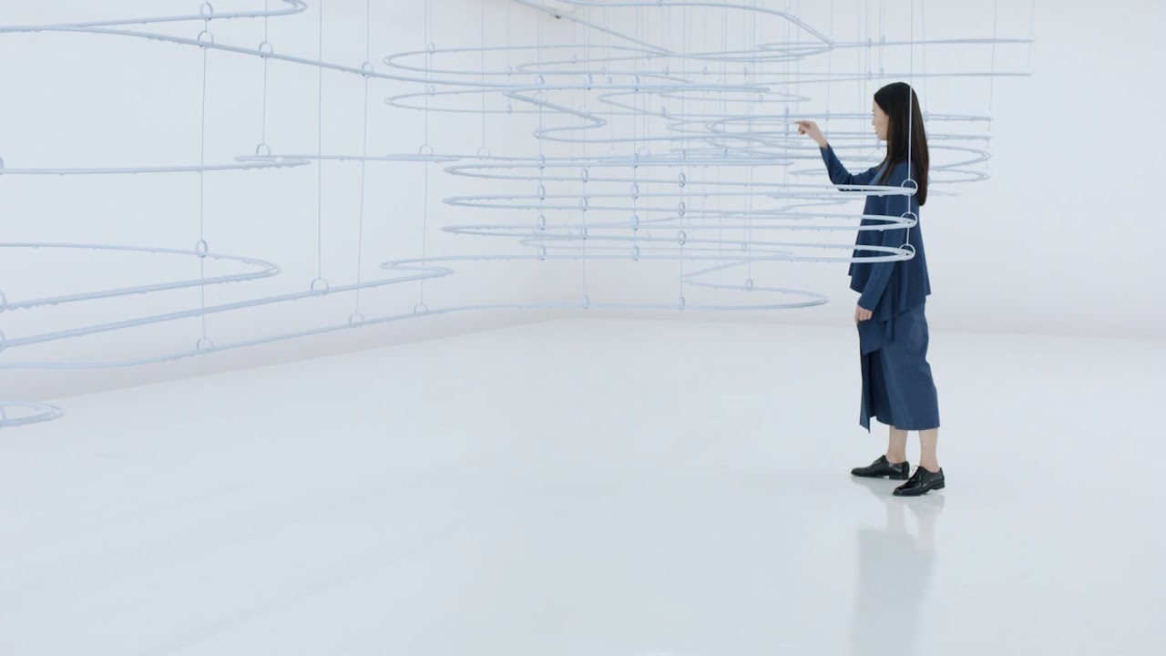 COS x Snarkitecture Loop: art installation takes marble run to the next level - YouTube