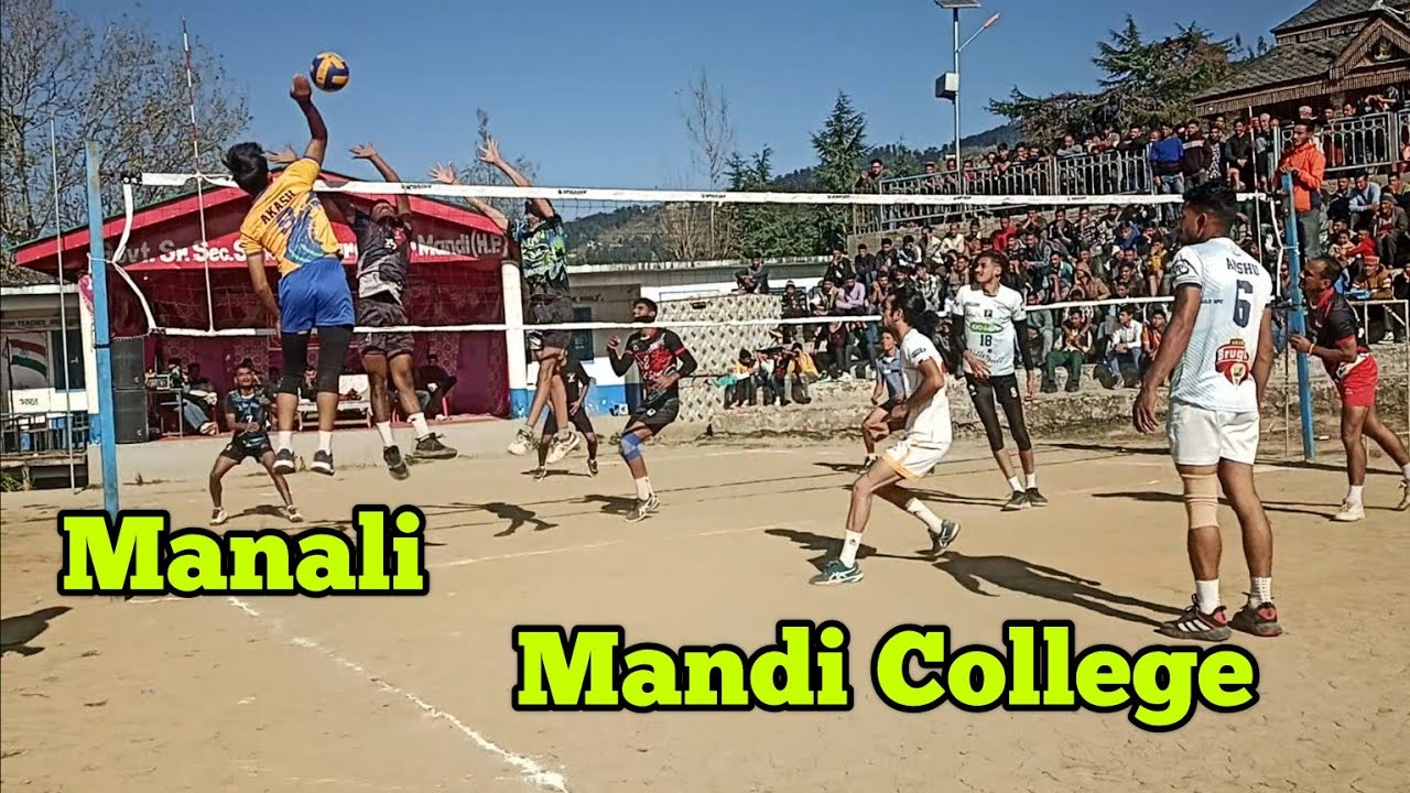 🔥Manali vs Mandi🔥 deciding Set volleyball match at Himachal Pradesh ...