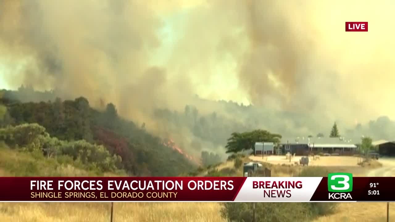 Bonanza Fire | Updates on El Dorado County fire as of 5 p.m. - YouTube