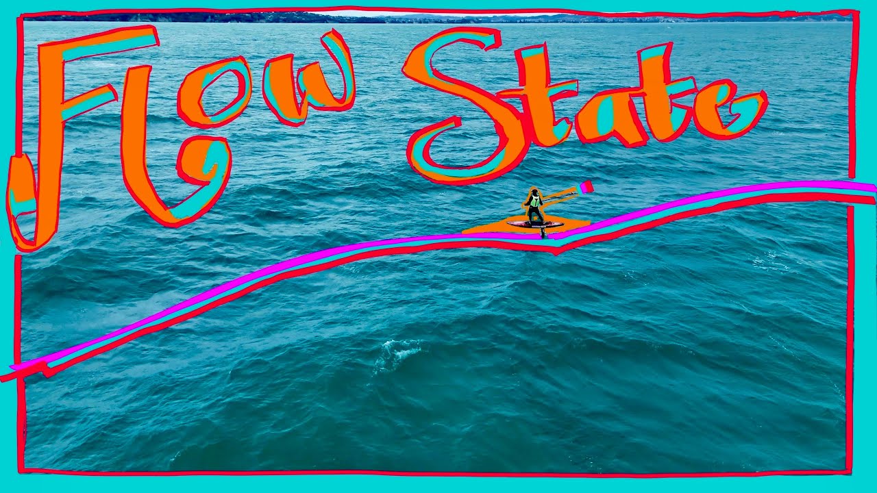 Finding Flow(State) In Ocean Conditions | Sup Foil Downwinding - YouTube