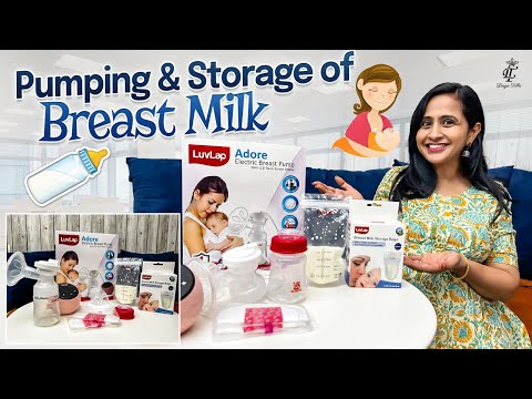 How to store BreastMilk || BreastPumping || Breastfeeding || BreastMilk ||@LasyaTalks