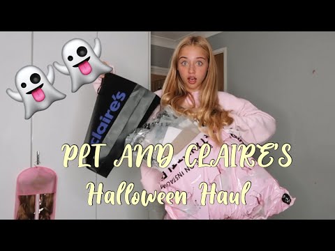 PLT & CLAIRE'S HALLOWEEN HAUL.. 👻