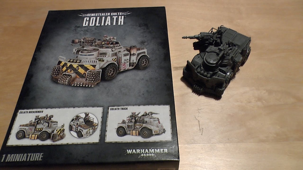 Genestealer Cults - Goliath Rockgrinder - Review (WH40K) - YouTube