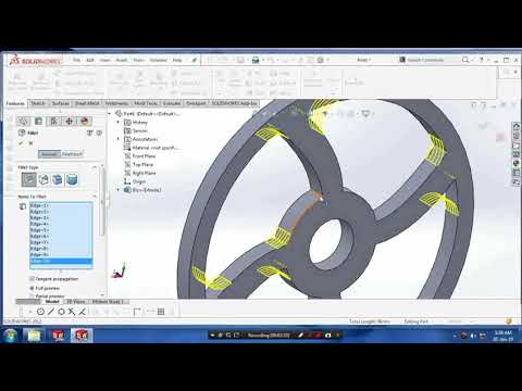 #how to make flywheel in solidworks 2016/2017 - YouTube
