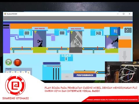 MANUFACTURING BODY CAR WITH SCADA SYSTEM BASE ON PLC OMRON - YouTube
