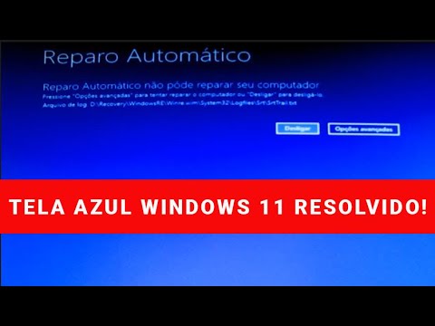 Tela azul Windows 11 RESOLVIDO! - YouTube