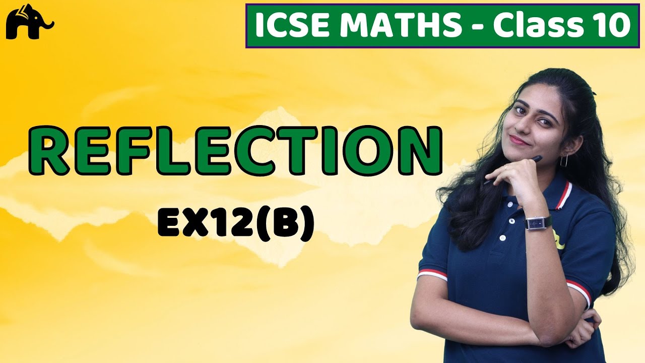 Reflection Class 10 ICSE Maths | Mathematics Chapter 12 Exercise 12B ...