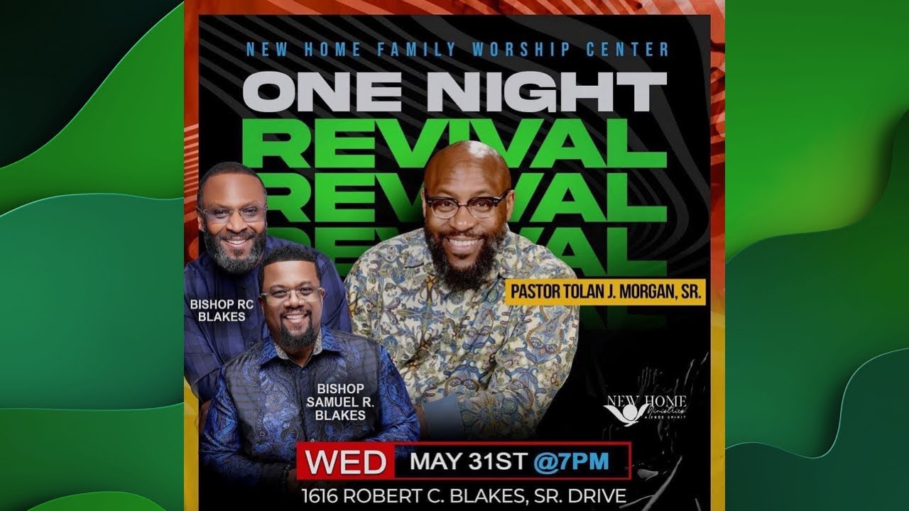 ONE NIGHT REVIVAL with Pastor Tolan J. Morgan, Sr. - YouTube