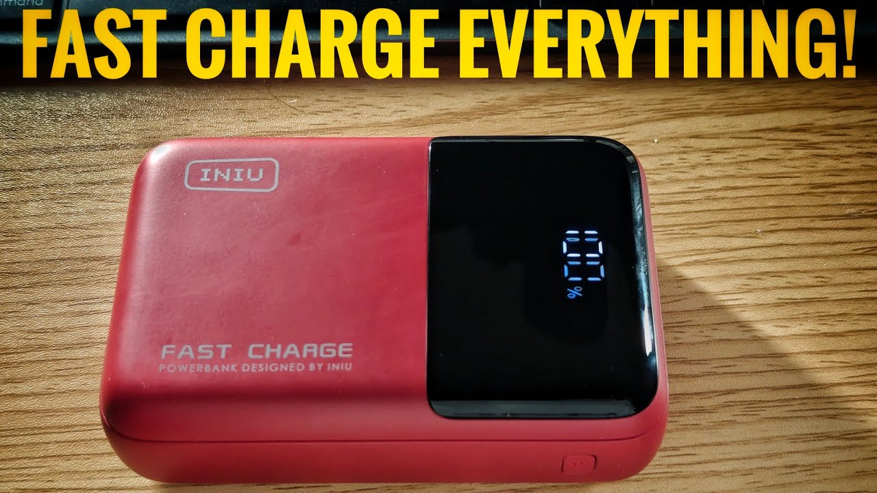 INIU 25000mAh FAST Charging Power Bank - YouTube
