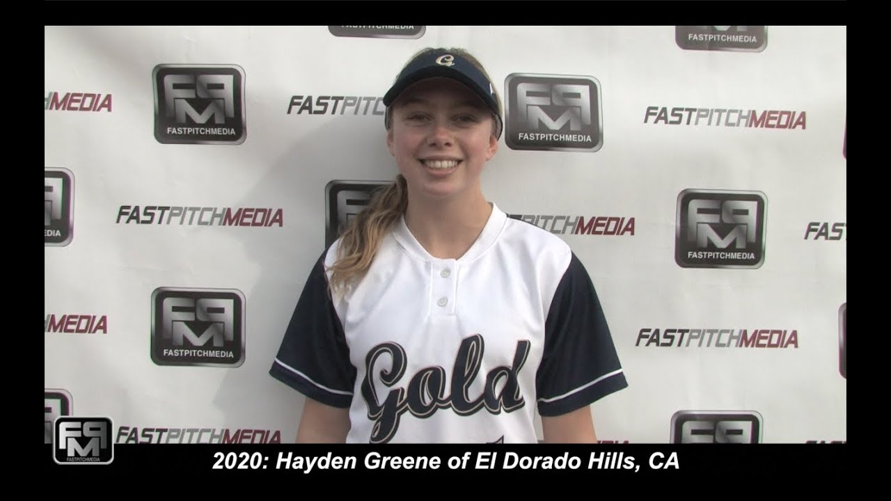 2020 Hayden Greene Outfield and Second Base Softball Skills Video ...