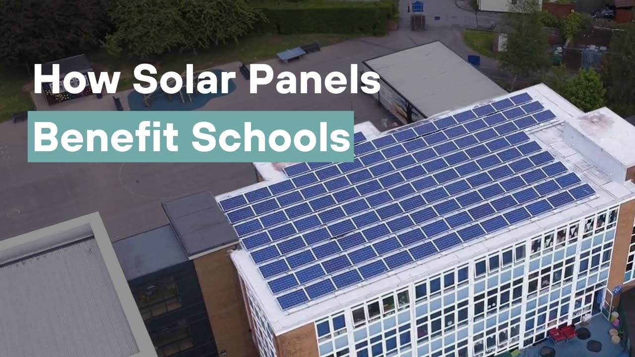 Solar Panels for schools: Coed Glas Primary School Benefits - YouTube