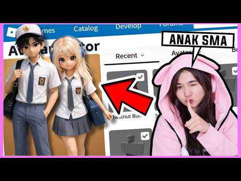 24 jam jadi anak SMA (ROBLOX)