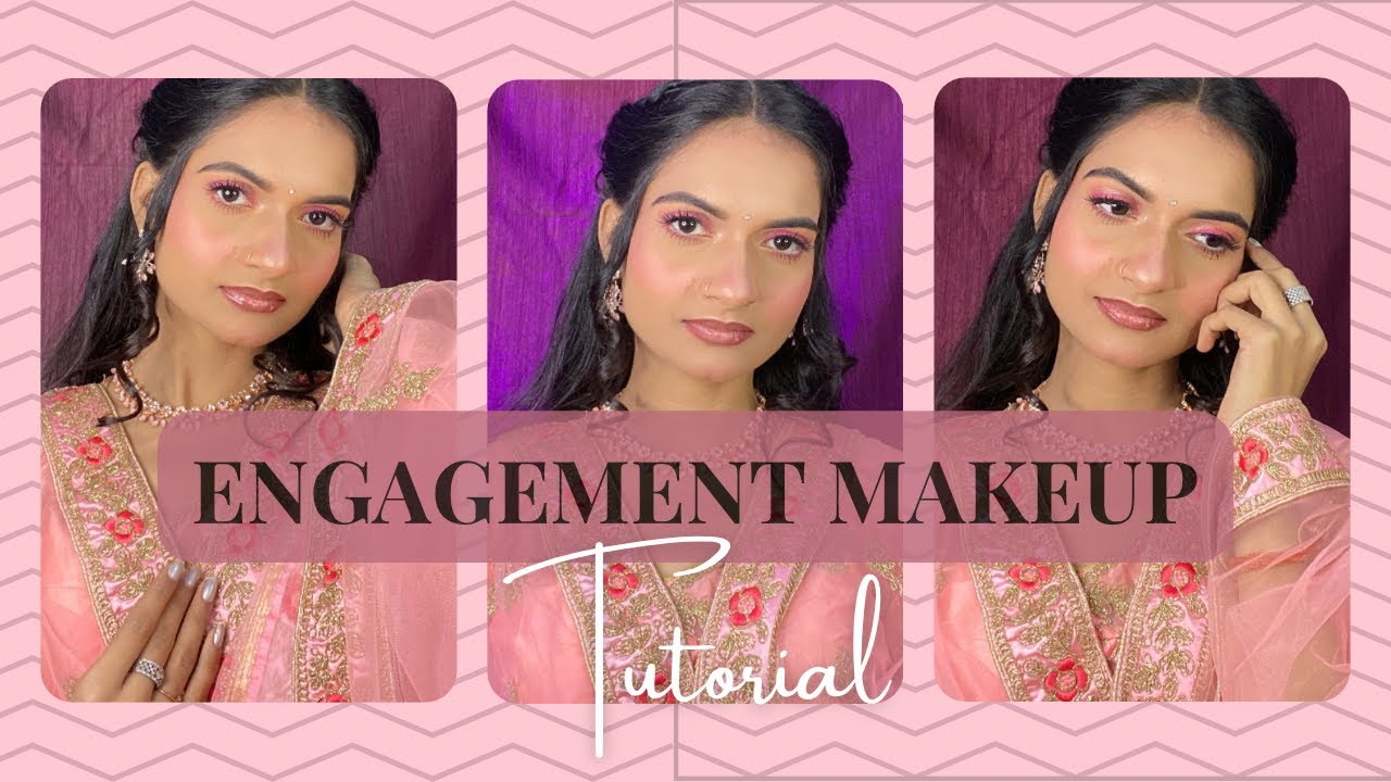Engagement bridal makeup tutorial part2 / Step by step self makeup ...