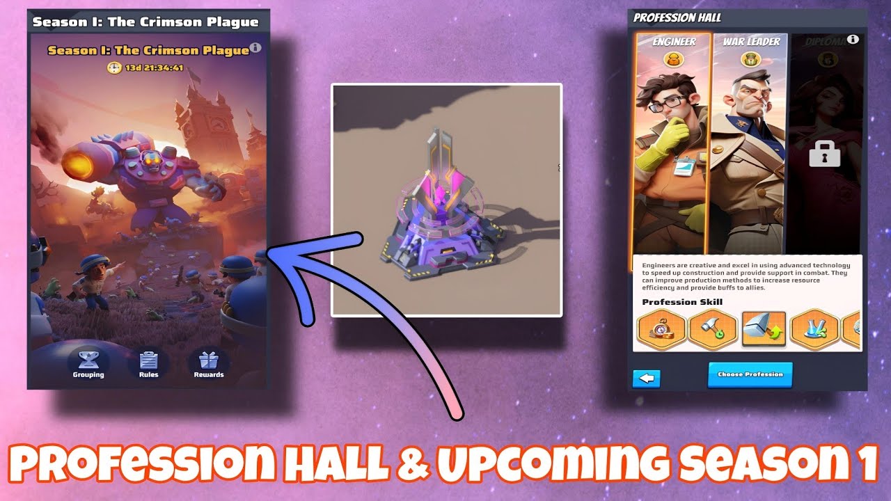 Last War : Upcoming Season 1 and Profession Hall Building 🏢 - YouTube