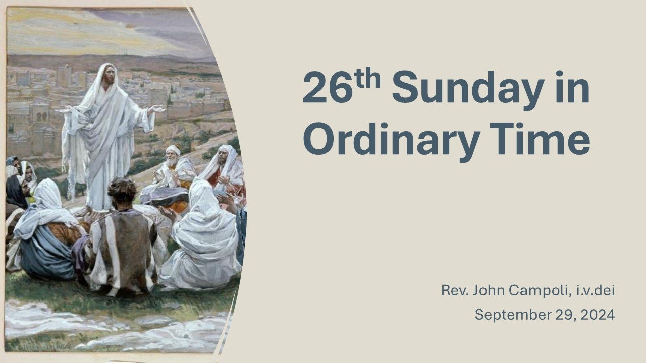 Mass for the 26th Sunday in Ordinary Time - YouTube