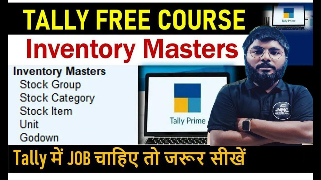 INVENTORY MASTER | STOCK GROUP, ITEM, UNIT IN TALLY PRIME | TALLY WITH ...
