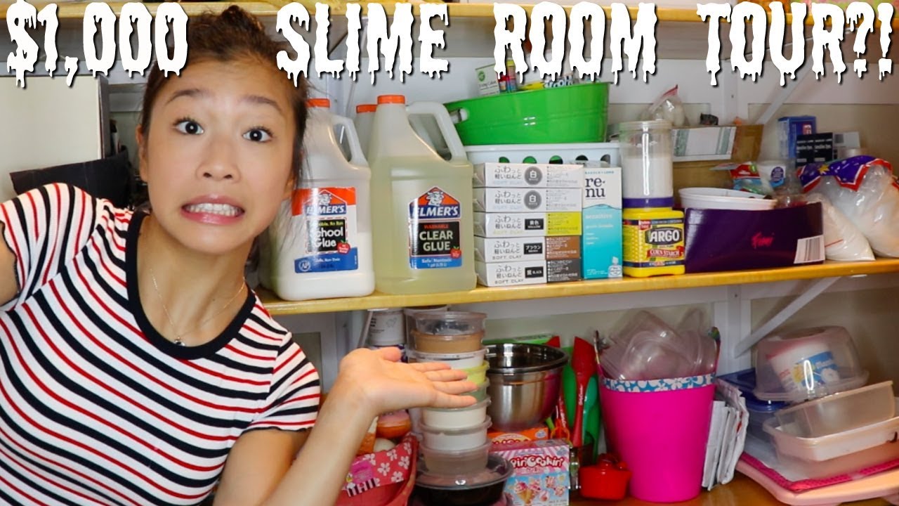 $1,000 SLIME ROOM TOUR?! - YouTube