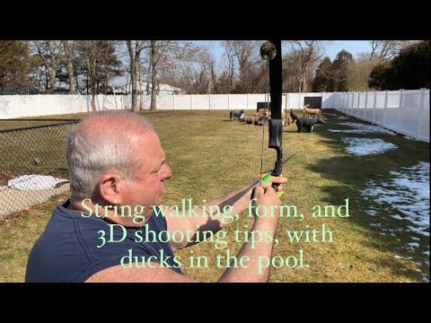 String walking, form, and 3D shooting tips, with ducks in the pool. By ...