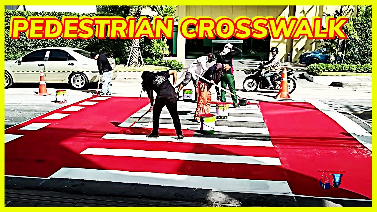 Thailand - PATTAYA - PEDESTRIAN CROSSWALK STEP-by-STEP! @MasterWorkers ...