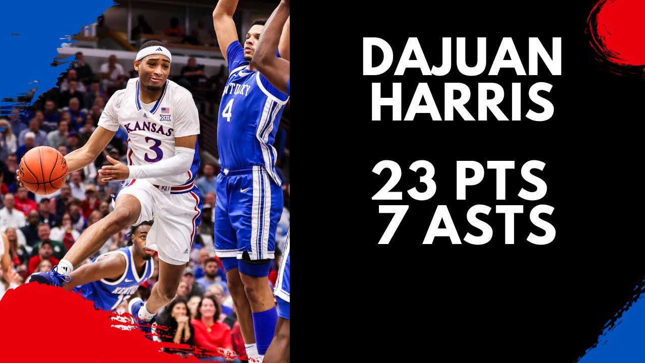 Dajuan Harris Highlights vs. Kentucky | 11/14/23 | 23 Pts, 7 Asts - YouTube