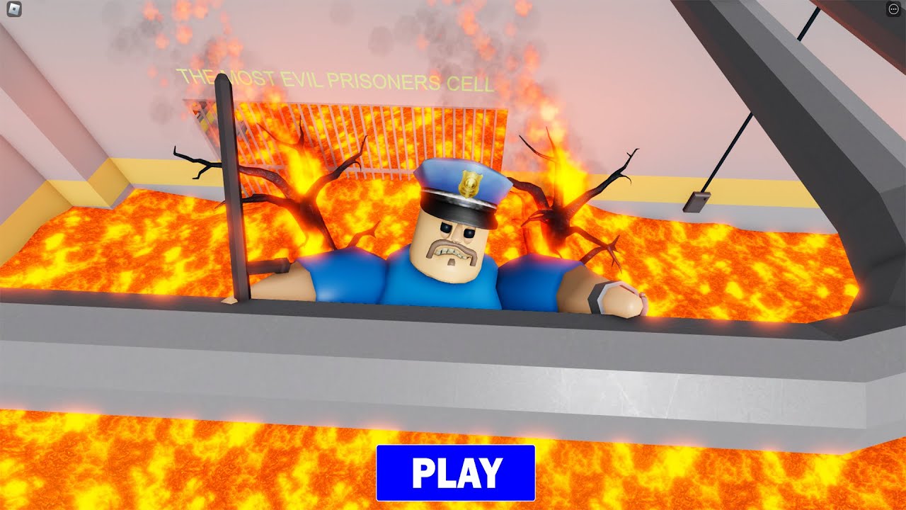 LAVA BARRY'S PRISON RUN! (FIRST PERSON OBBY!) Playing as Pompi Digital ...