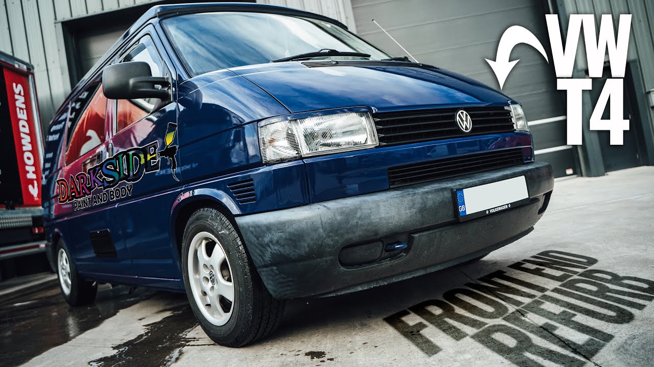 Darkside Bodyshop Refurbish VW T4 Front End!! - YouTube