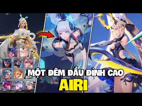 VUX MỘT ĐÊM ĐẤU ĐỈNH CAO VỚI TẤT CẢ SKIN AIRI COMBO LONG KIẾM MẠNH NHẤT LIÊN QUÂN MOBILE