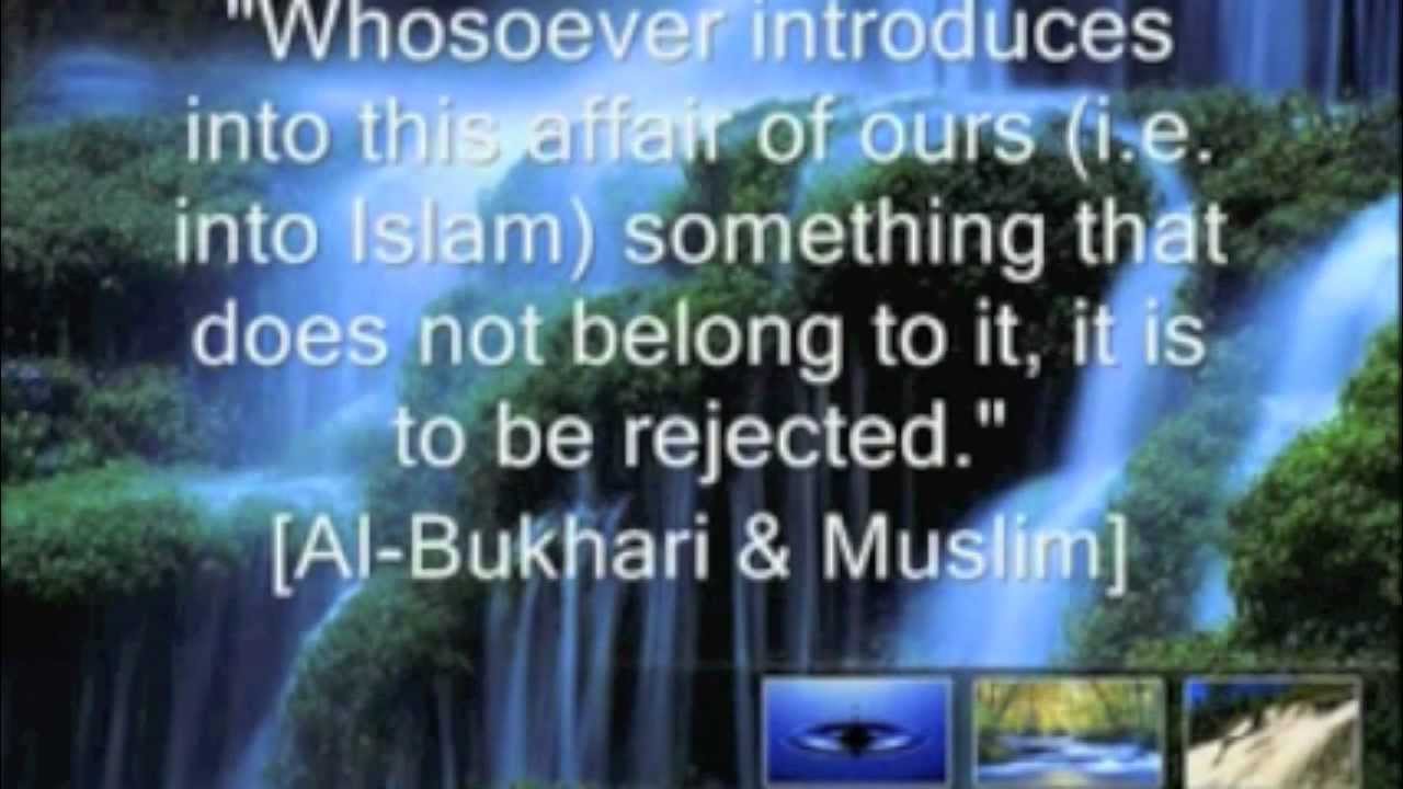 Nawawi Hadith: Ibadah and Bid'ah (Innovation) - YouTube
