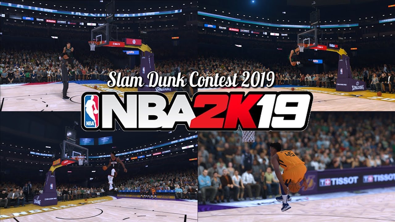 SLAM DUNK CONTEST 2019 |NBA2K19 Simulación - YouTube