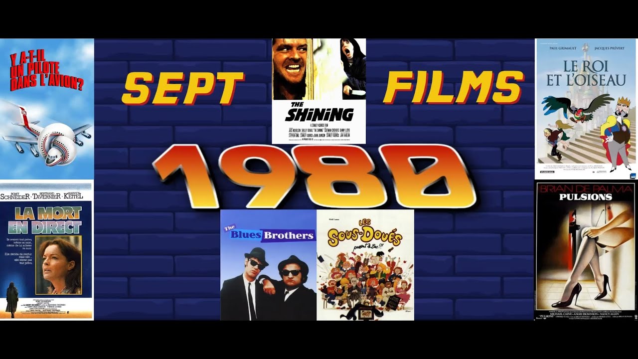 ANNÉE 1980 TOP 7 FILMS - YouTube