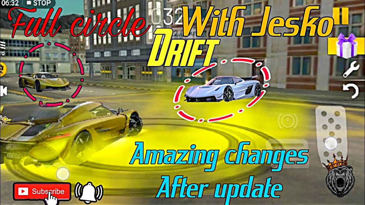 Full circle Drift of Koenigsegg Jesko |Extreme car driving simulator ...