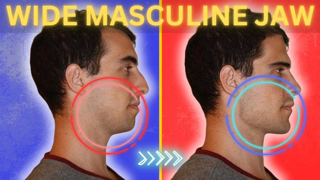 How to Build a Wide Slayer Jawline Easily (Masseter muscle) - YouTube