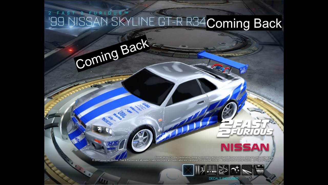 Rocket League Nissan Skyline GTR Coming Back - YouTube