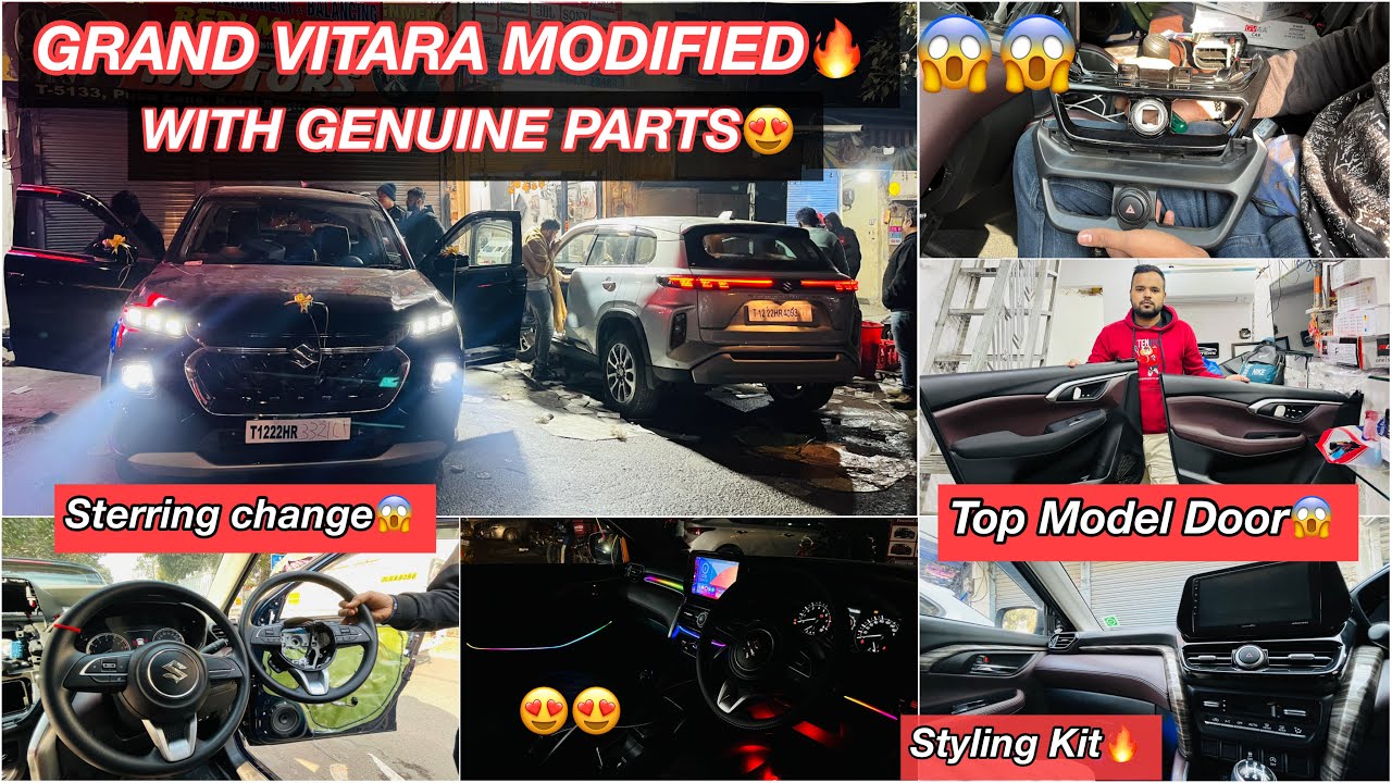 GRAND VITARA 2023 MODIFIED🔥GRAND VITARA GENUINE ACCESSORIES🔥GRAND ...