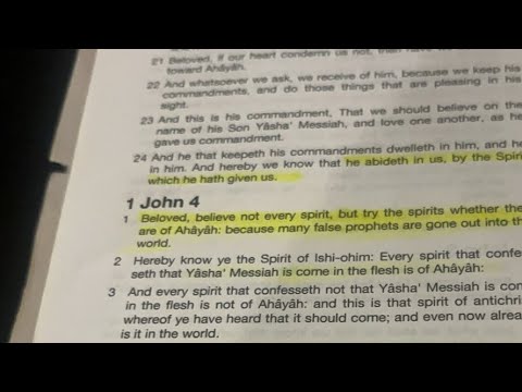 1st John 4 - YouTube