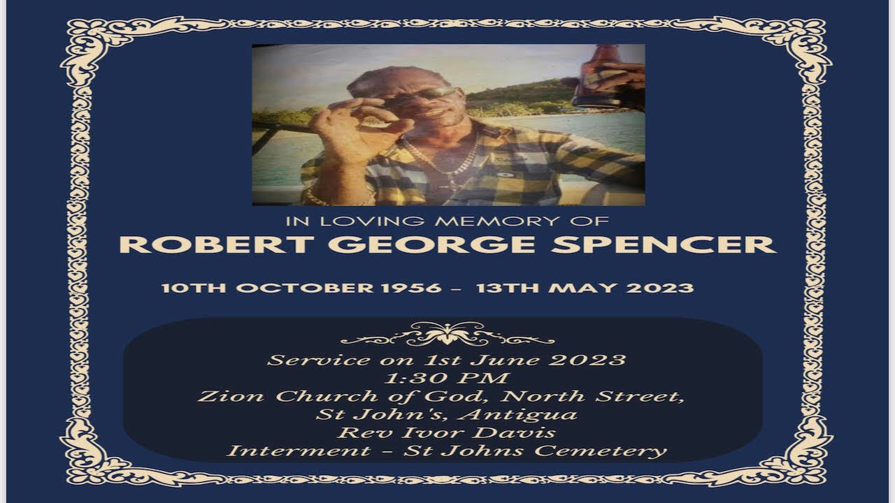 In Loving Memory Of Robert George Spencer - YouTube