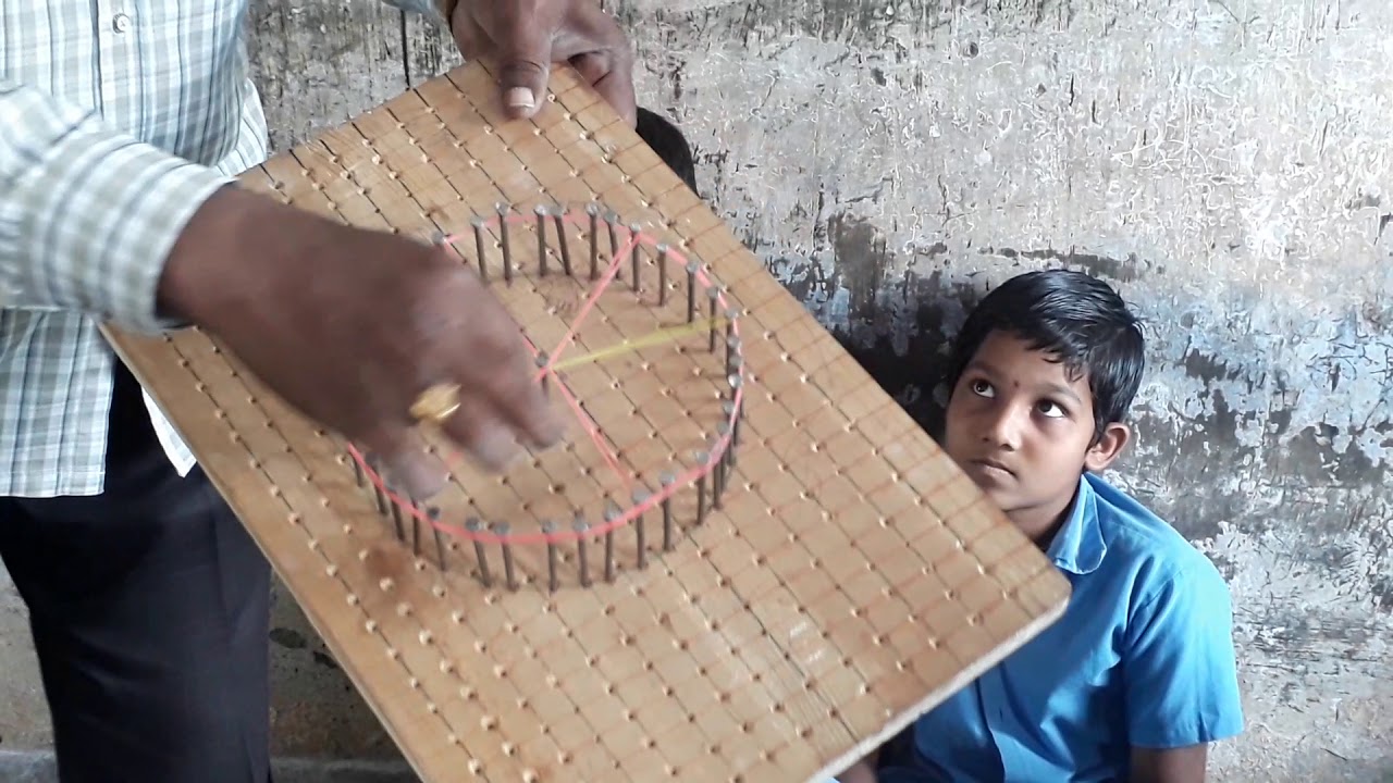 PARTS OF CIRCLE WITH GEOBOARD - YouTube