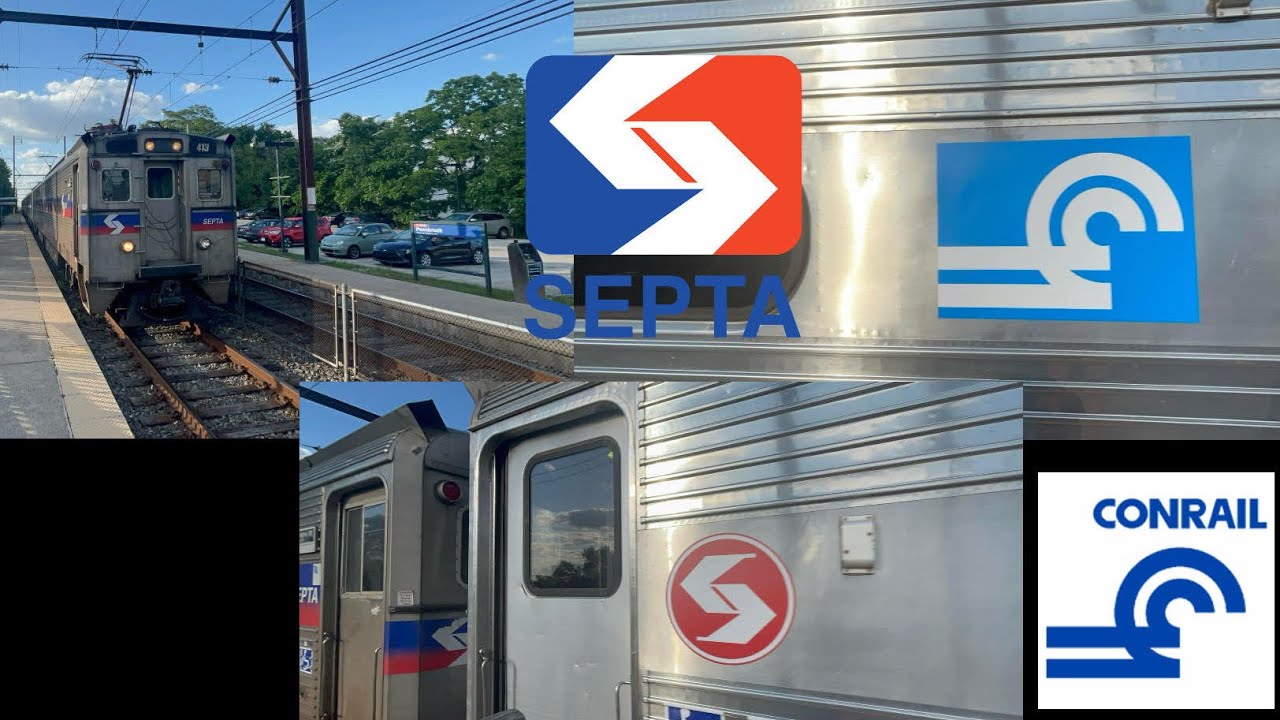 Railfanning Pennbrook station with septa conrail heritage - YouTube