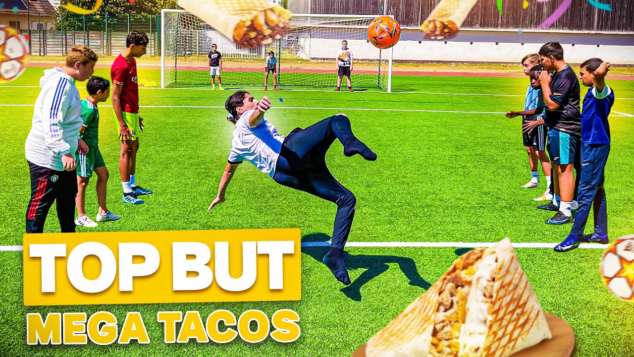 1 TOP BUT = 1 MAXI TACOS POUR UN ABONNÉ ! ( Défis foot) - YouTube
