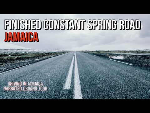 Finished Constant Spring Road Kingston Jamaica - YouTube