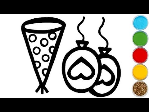 How to draw party birthday Cap ||birthday Cap drawing Easy for kids ...