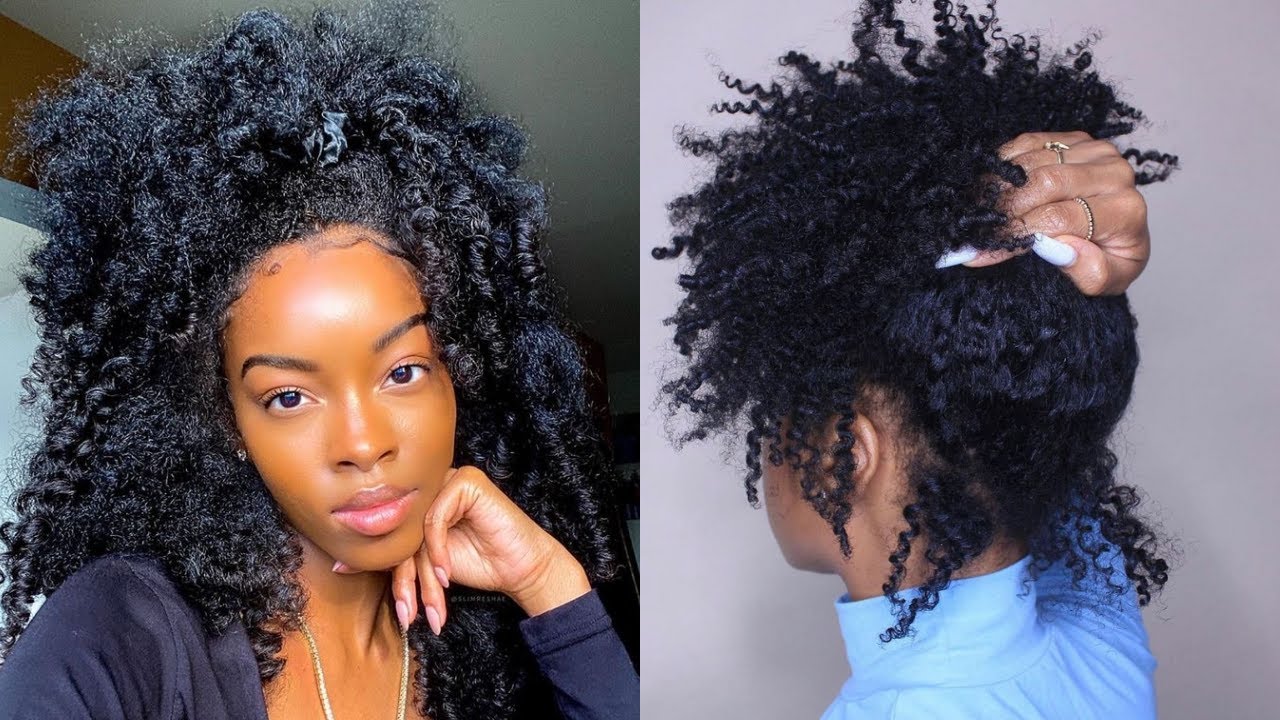 WASH AND GO COMPILATION FOR NATURAL HAIR +tips | TWA, AWKWARD LENGTH ...