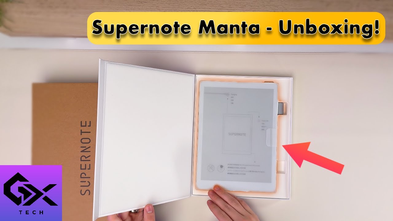 Supernote A5X2 Manta Is HERE! Unboxing & First Impressions - YouTube
