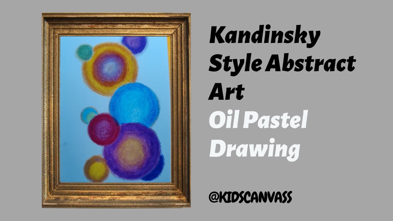 KANDINSKY STYLE EASY DRAWING OILPASTEL | HOW TO DRAW | SIMPLE DRAWING ...