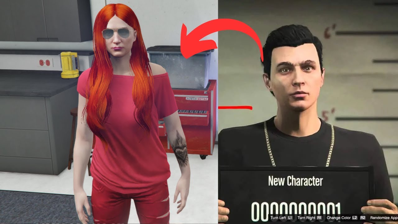 GTA Online - How to Change Your Character's Face Easily! (Switch from ...