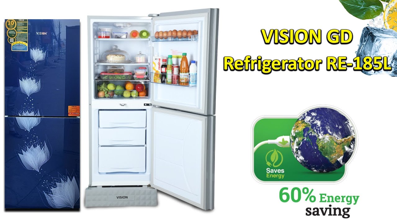 ভিশন রেফ্রিজারেটর 185 লিটার || VISION Refrigerator 185L || Vision ...