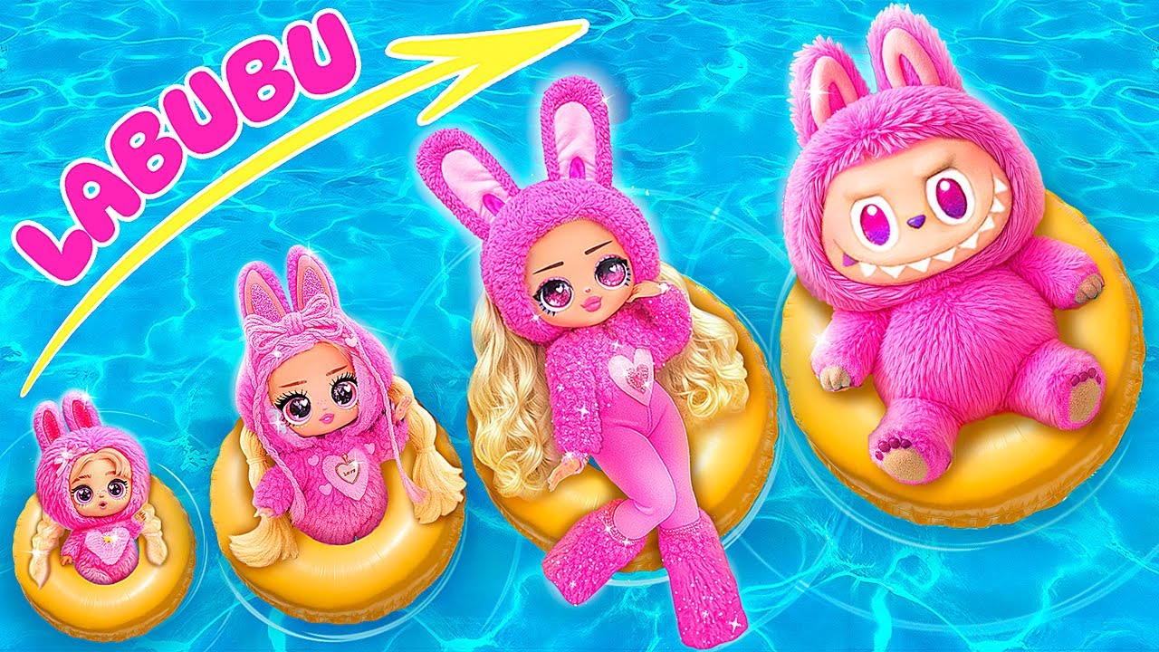 LABUBU Doll Become a KPOP Star! LOL OMG DIYs - YouTube