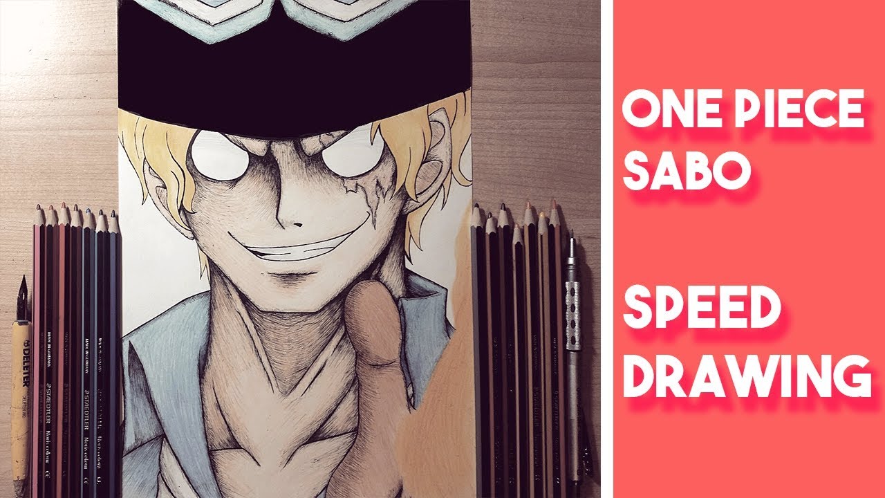 Sabo Speed Drawing - One Piece - YouTube