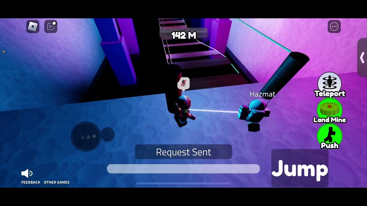 [Part 2] playing a 2 player moon obby with my friend - YouTube